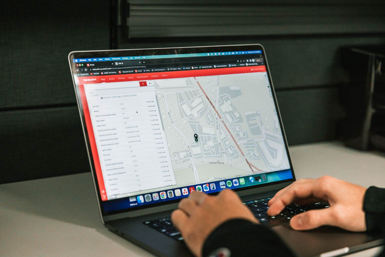 Takeuchi - Setting up maintenance & service alerts using TFM Telematics