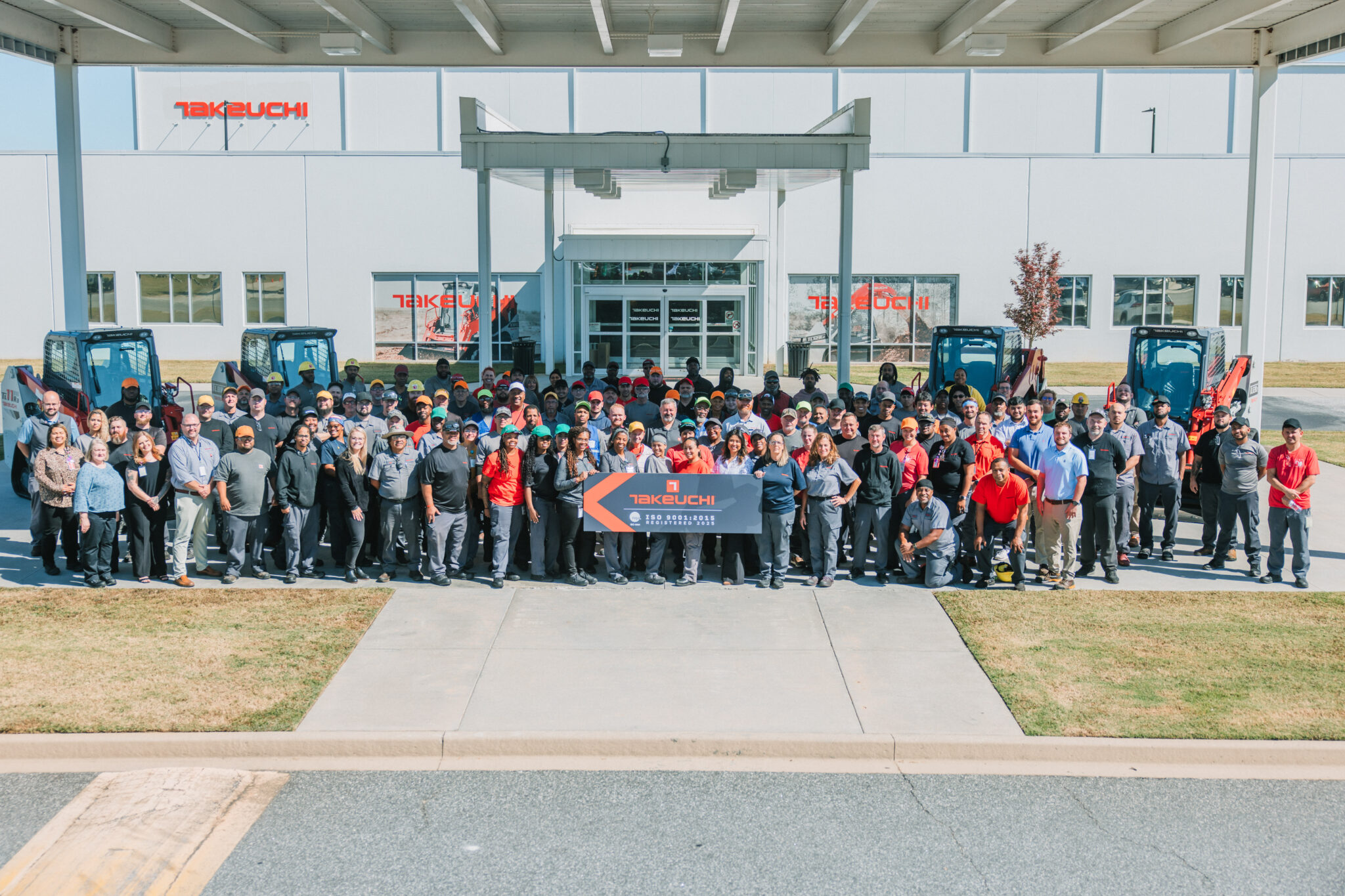 Takeuchi Facility in South Carolina Earns ISO 9001:2015 Certification ...