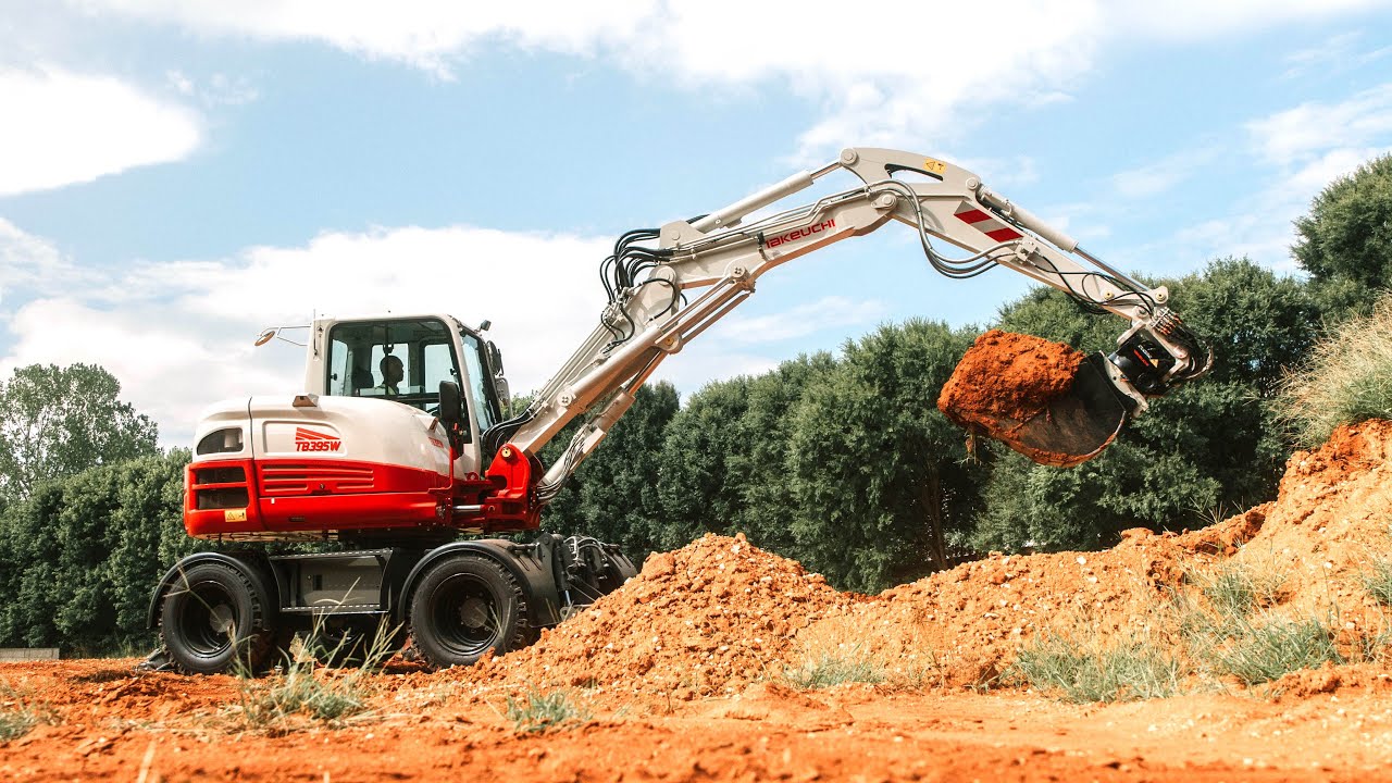 TB395W Wheeled Excavator | Takeuchi